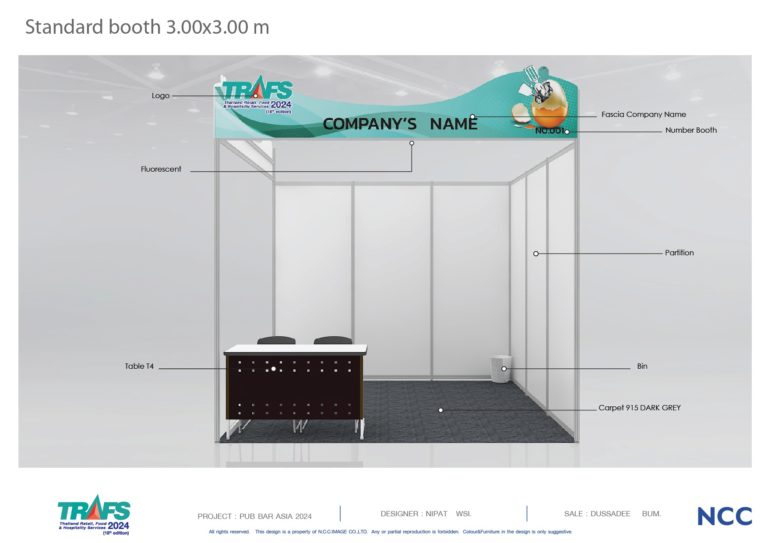 Booth Options - TRAFs